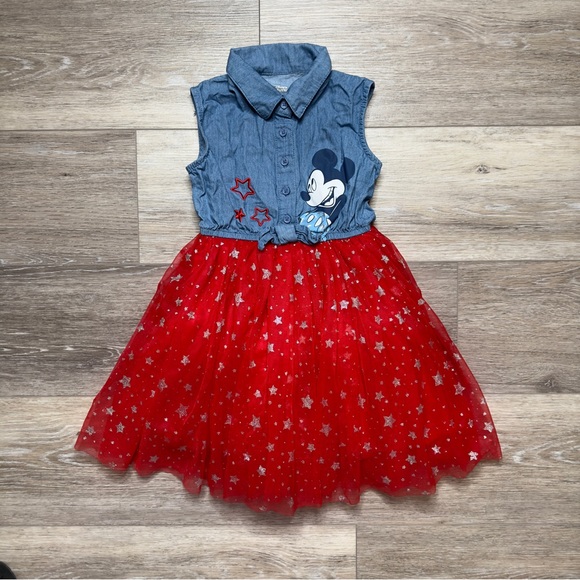 Disney | Dresses | 4t Girls Clothes Mickey Mouse Dress | Poshmark